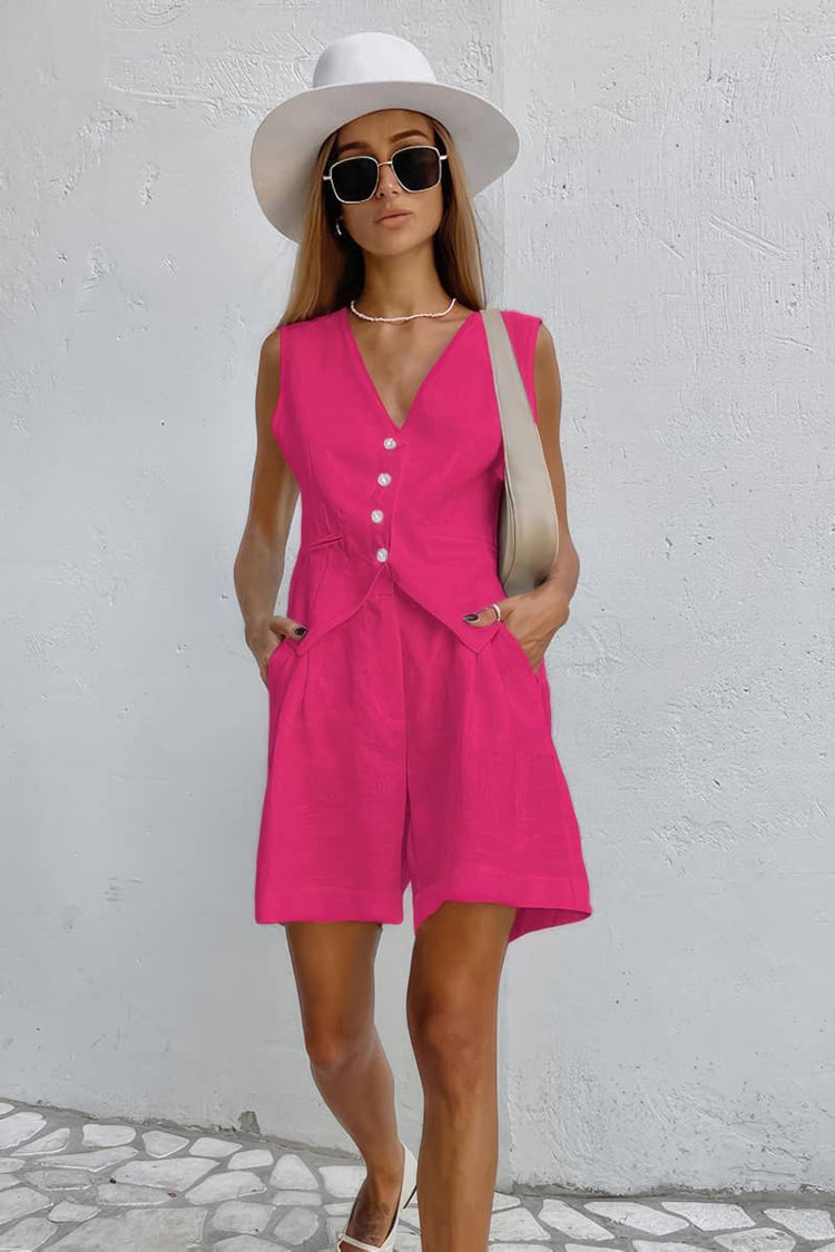Cotton Two-Piece Set: Vest and Shorts – IFAUN