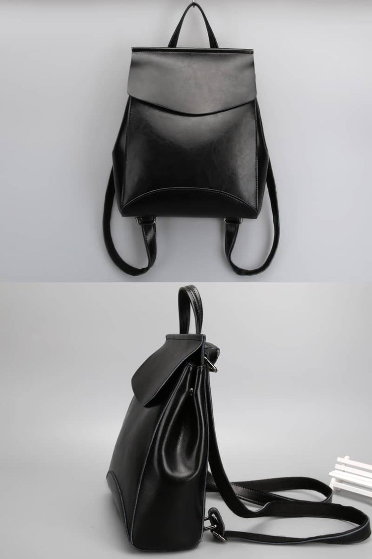 All-match PU backpack women's shoulder bag – IFAUN