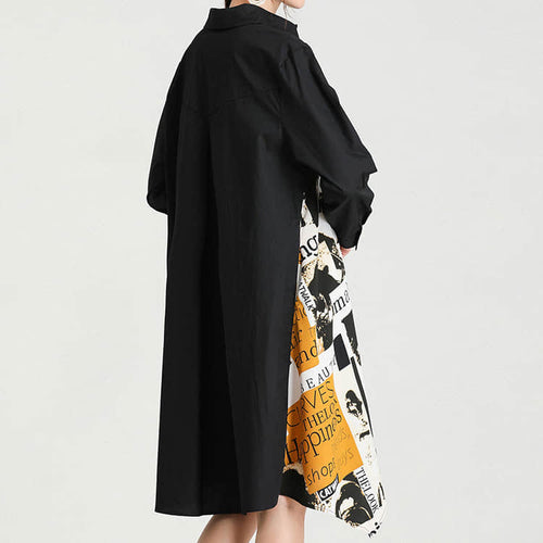 Women's plus size mid-length shirt